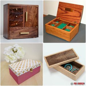 20 Free DIY Jewelry Box Plans - DIY Crafts