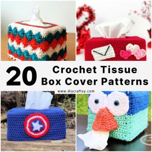20 Free Crochet Tissue Box Cover Patterns (Easy Pattern) - DIY Crafts