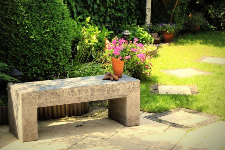 15 Simple DIY Concrete Bench Ideas To Make