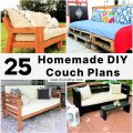 25 Homemade DIY Couch Plans (How to Build a Sofa)