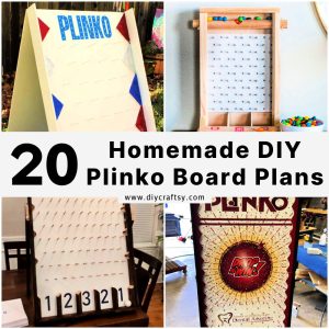 20 Homemade DIY Plinko Board Plans (How to Make)