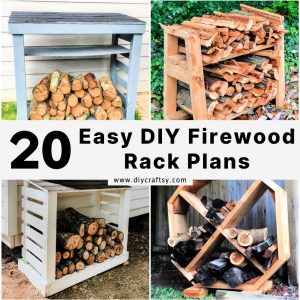 20 Easy DIY Firewood Rack Plans (How to Build)