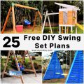 25 Free DIY Swing Set Plans (How to Build)