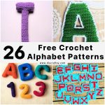 Crochet Letters Pattern (26 Free Crochet Alphabet Patterns)