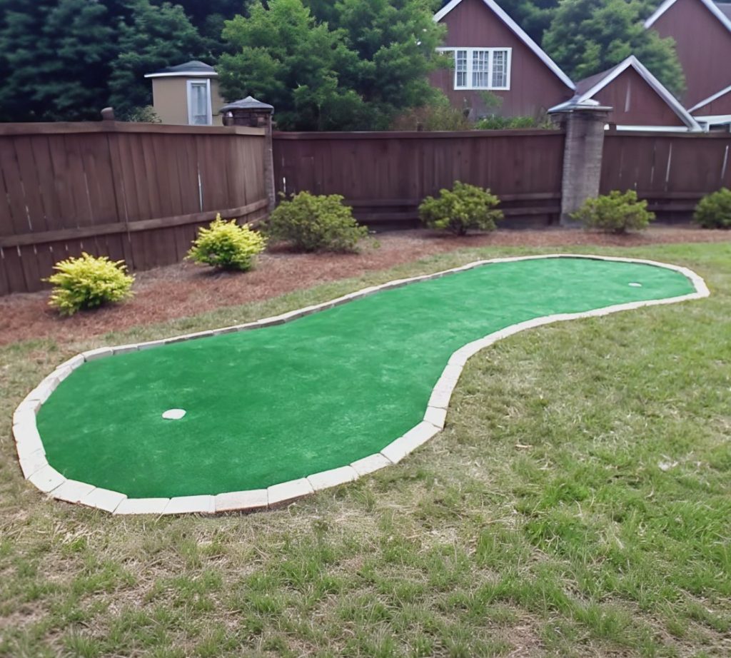 DIY Putting Green for Your Backyard