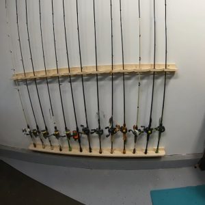 Homemade DIY Fishing Rod Holder Plans for Storage