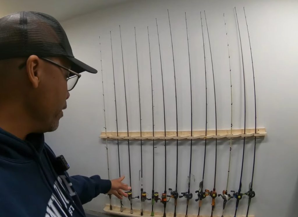 Homemade DIY Fishing Rod Holder Plans for Storage