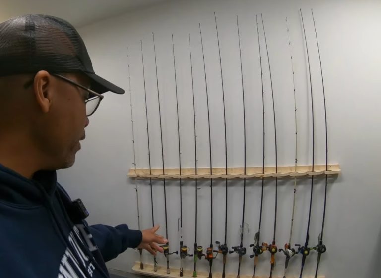 Homemade DIY Fishing Rod Holder Plans for Storage