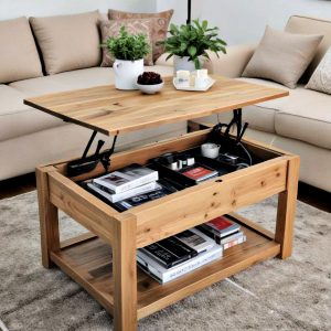 Building a DIY Lift Top Coffee Table