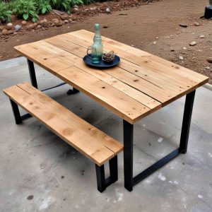 DIY Outdoor Table with Free Plans