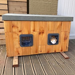 DIY Cat House from Leftover Materials