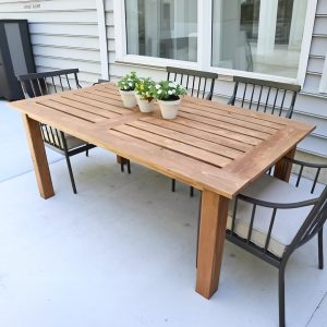 DIY Outdoor Table with Free Plans
