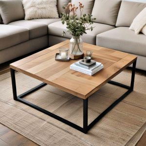 DIY Square Coffee Table for Less