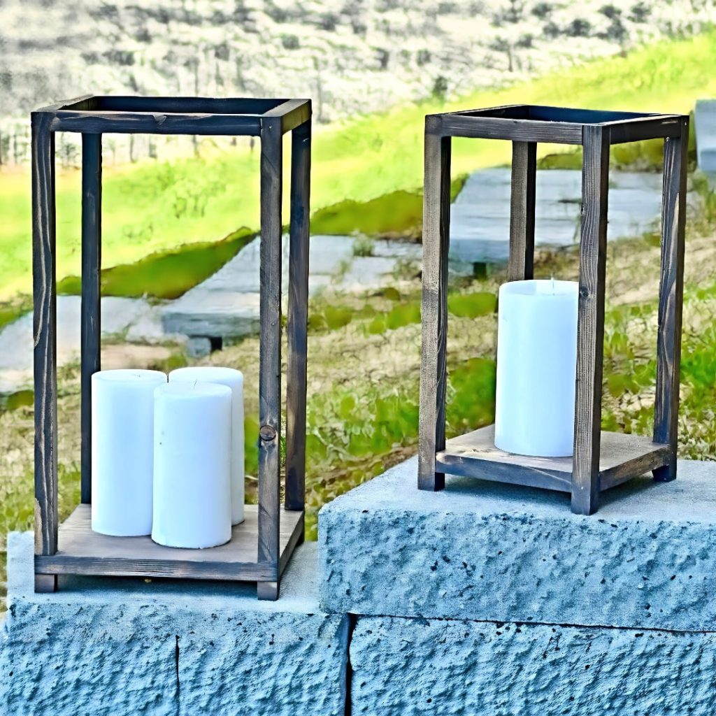 DIY Wood Lantern for Outdoor Spaces
