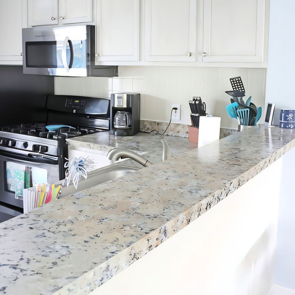 Adorable DIY Granite Countertops for $45