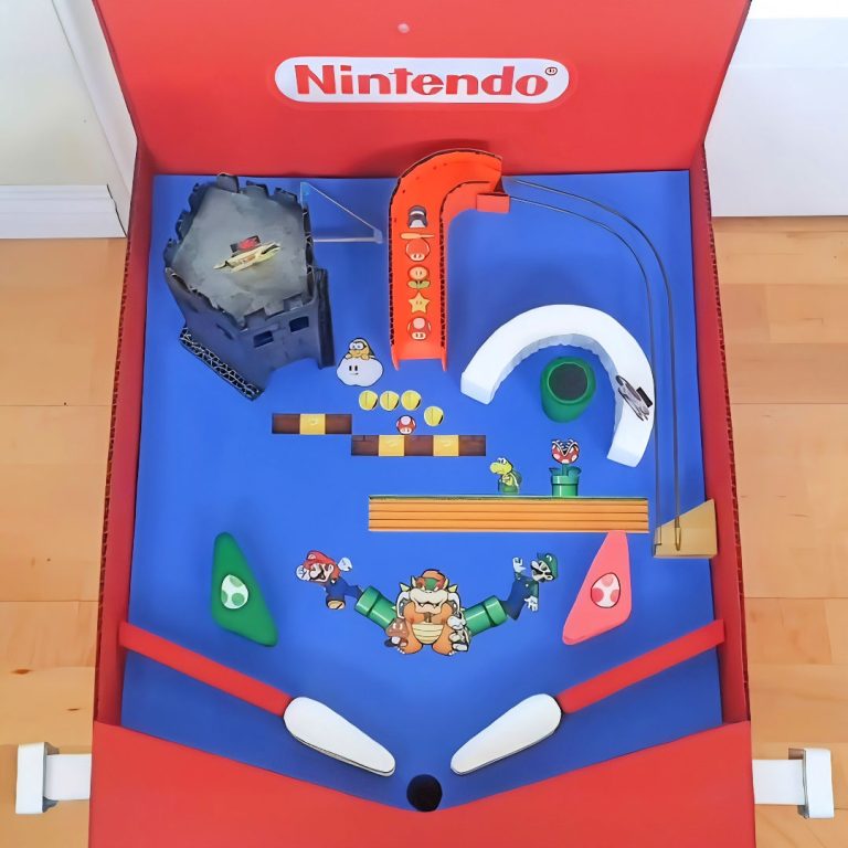 Make a DIY Cardboard Pinball Machine