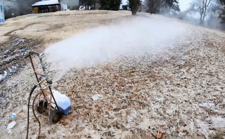 Making a DIY Snow Machine