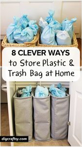8 Clever Ways to Store Plastic and Trash Bags at Home
