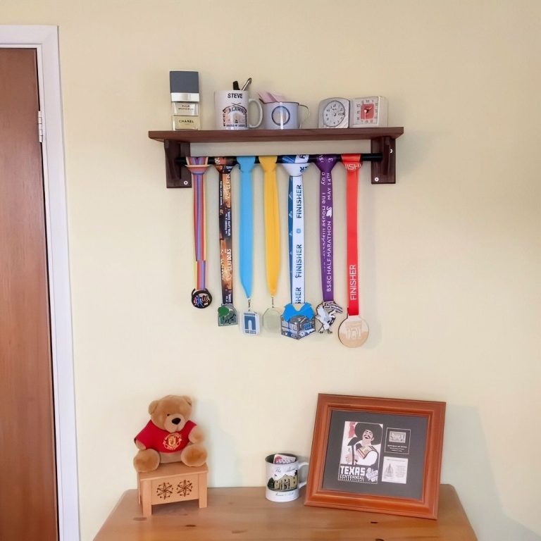 Homemade DIY Medal Display