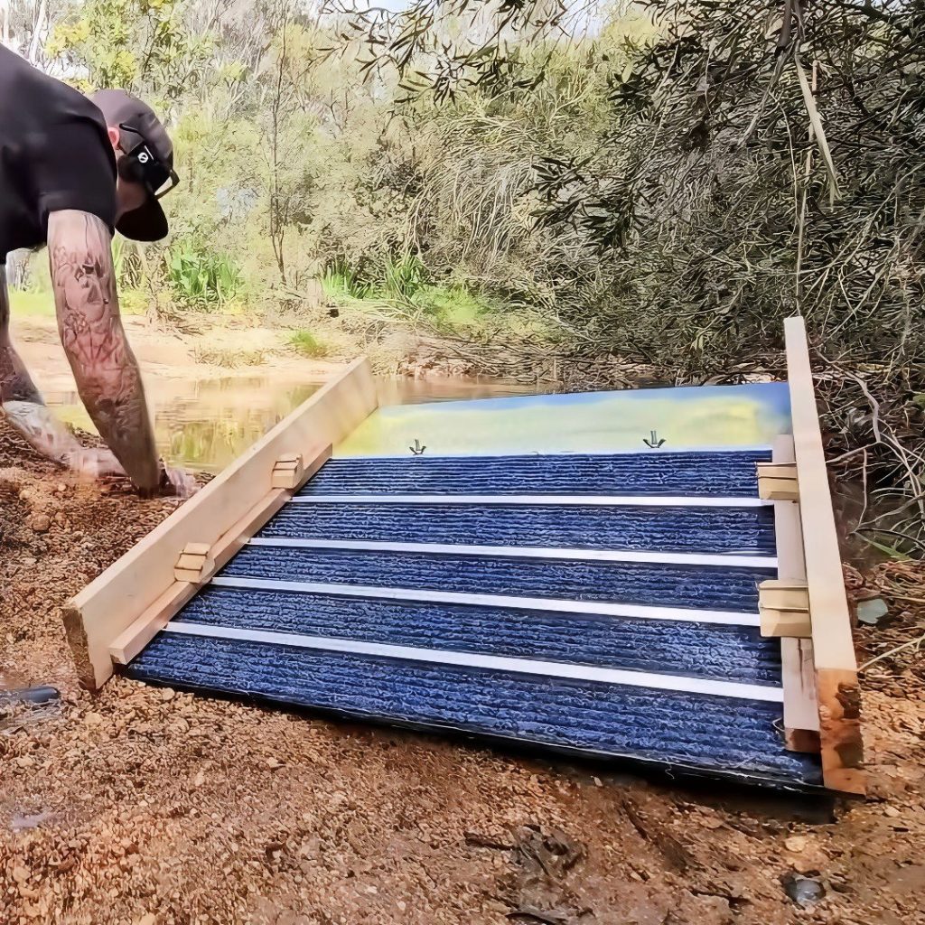 Homemade DIY Sluice Box