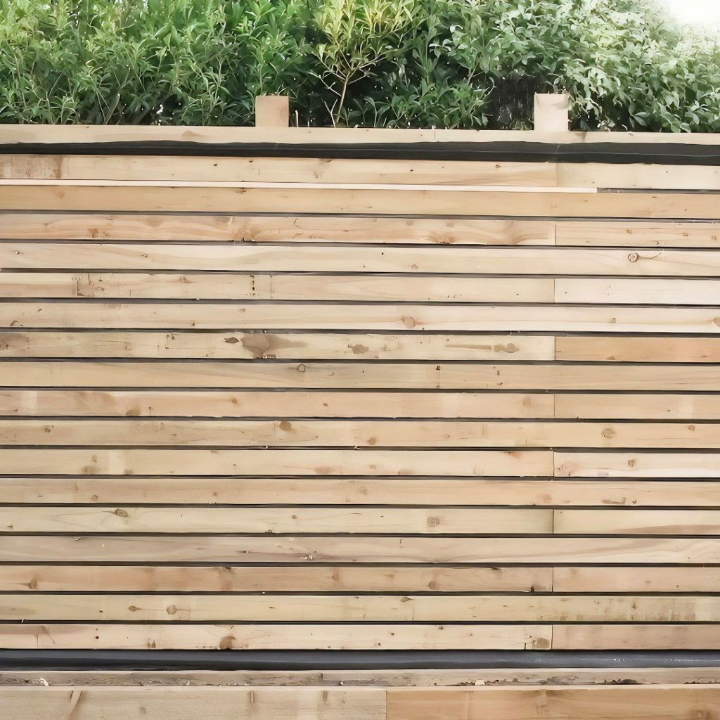 Building a DIY Horizontal Slat Fence