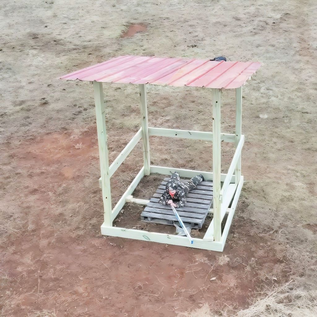 DIY Round Bale Feeder with Roof Under $200