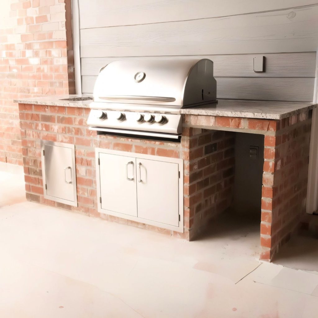 Building Your Onw Brick Outdoor Kitchen