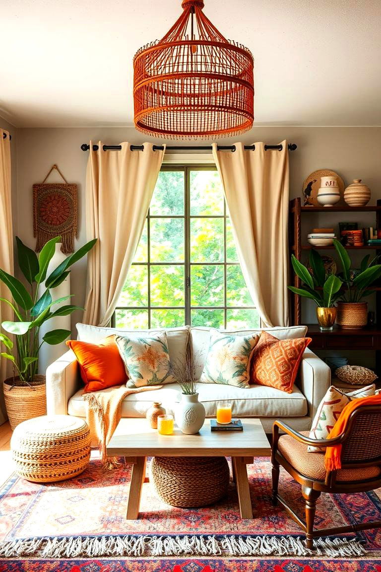 24 Boho Burnt Orange Bedroom Design Inspirations & Tips